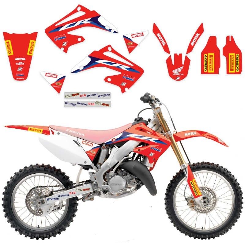 Kit Déco HRC HONDA CR 125 / 250 ( 2002 à 2008 ) - - Rd2shop