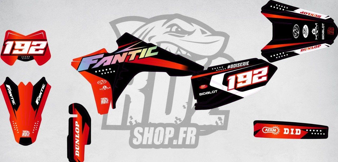 Kit Déco FANTIC XM 50 Performance / Compétition 2023 - 2024 - 2025