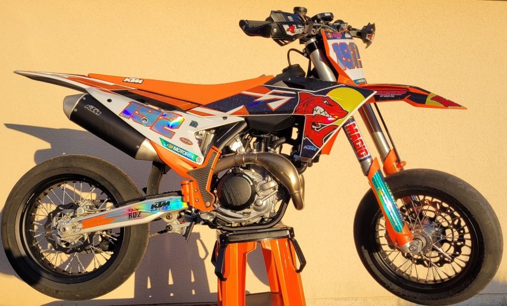 Kit déco perso TEAM RD2 KTM SX / SXF / EXC ( 2003 à 2025 ) -
